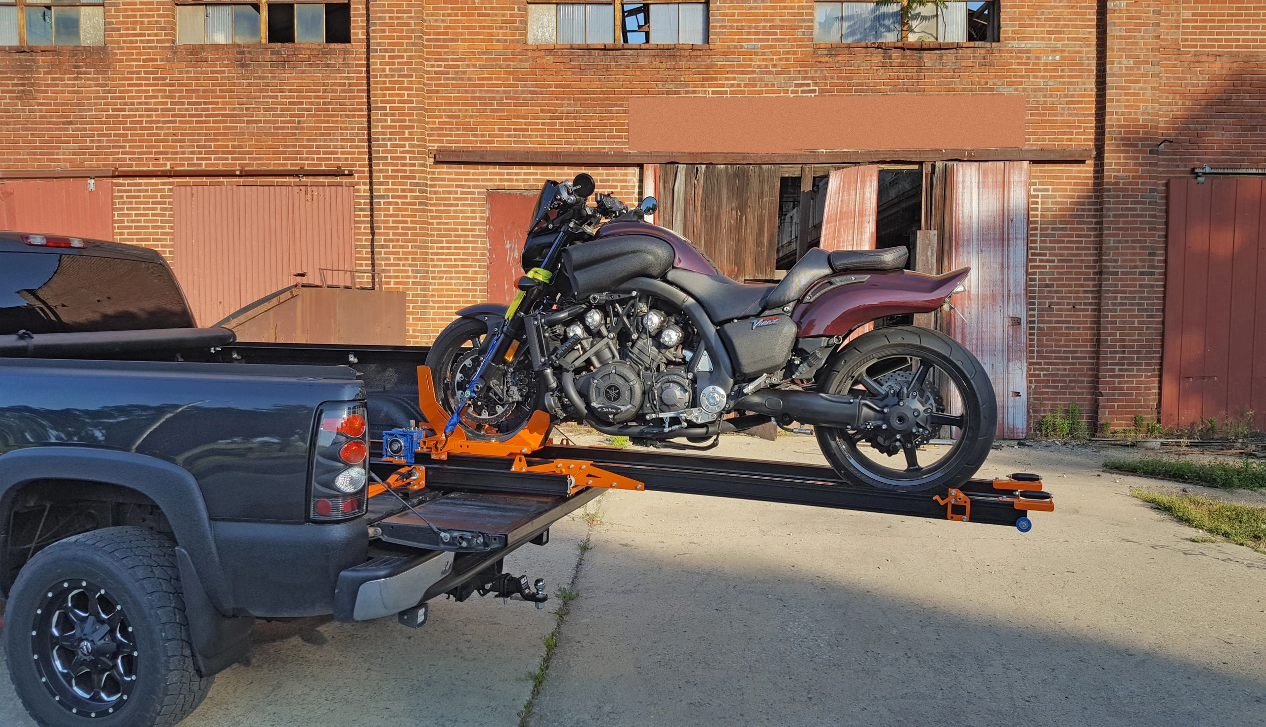 Pickup Bed Motorcycle Loading Ramp